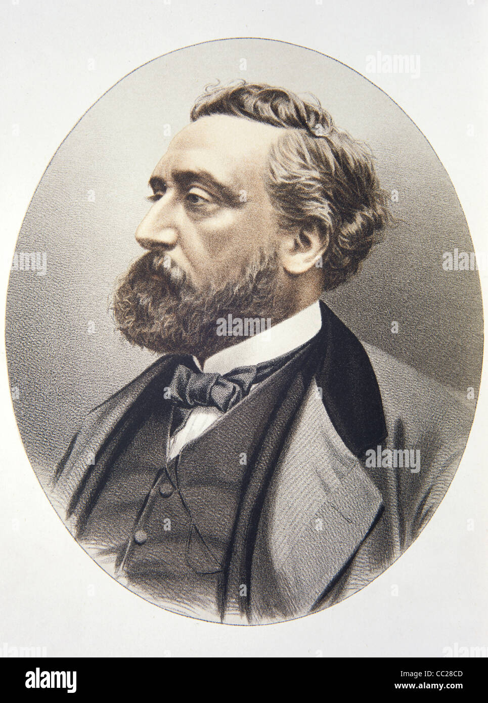 Portrait of Léon Gambetta (1838-1882) French Lawyer, Politician ...