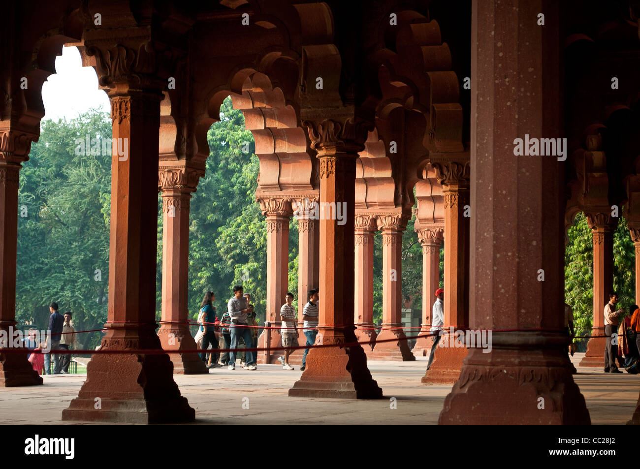Red fort delhi diwan hi-res stock photography and images - Alamy