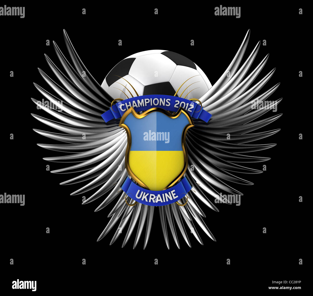 Ukraine Soccer Ball Stock Photo - Alamy