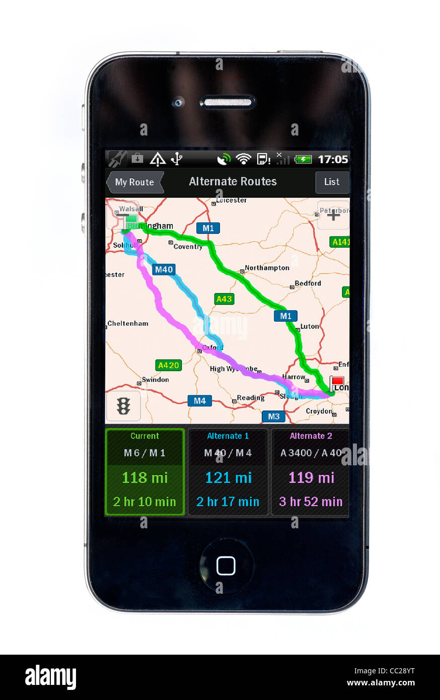 Still of sat nav hi-res stock photography and images - Alamy