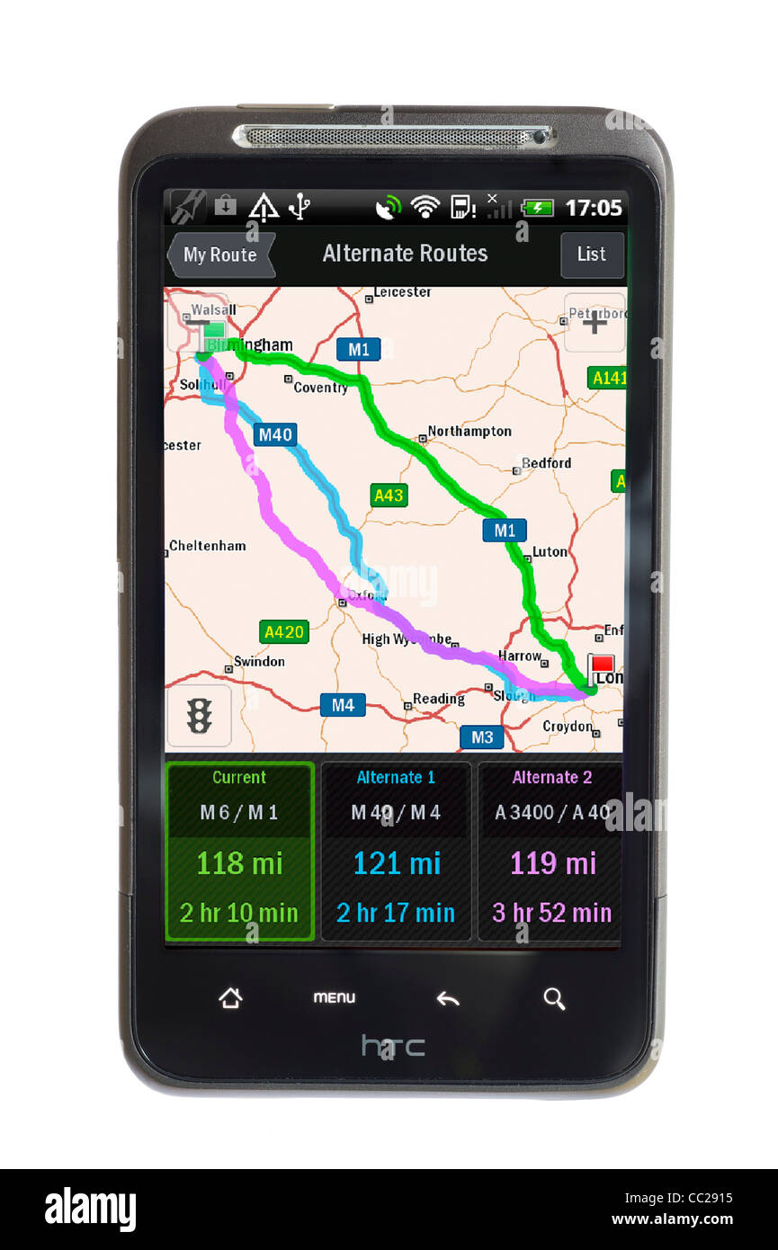 Mobile navigation system hi-res stock photography and images - Alamy