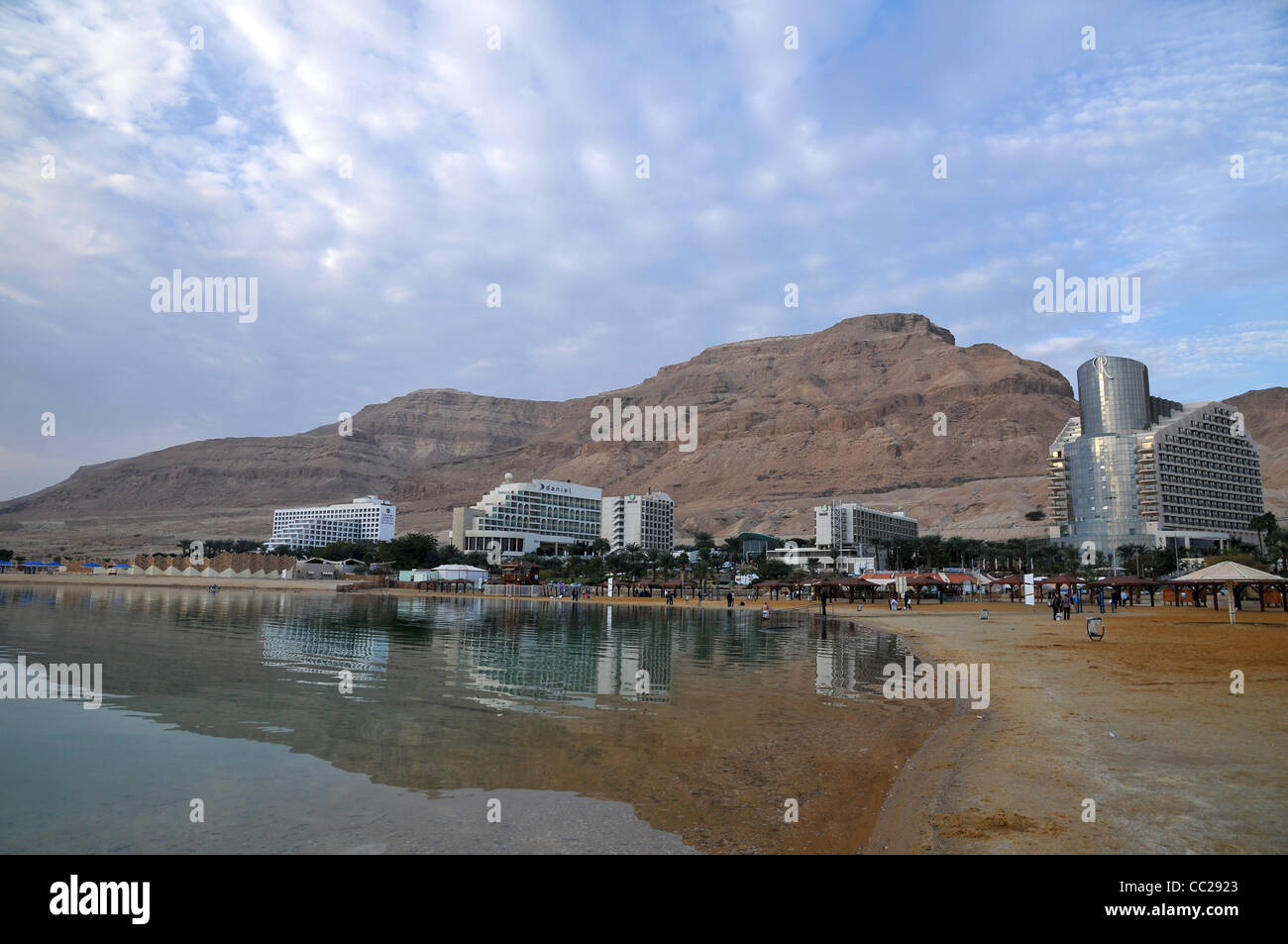 Dead Sea, flock, tourist, beach Stock Photo - Alamy