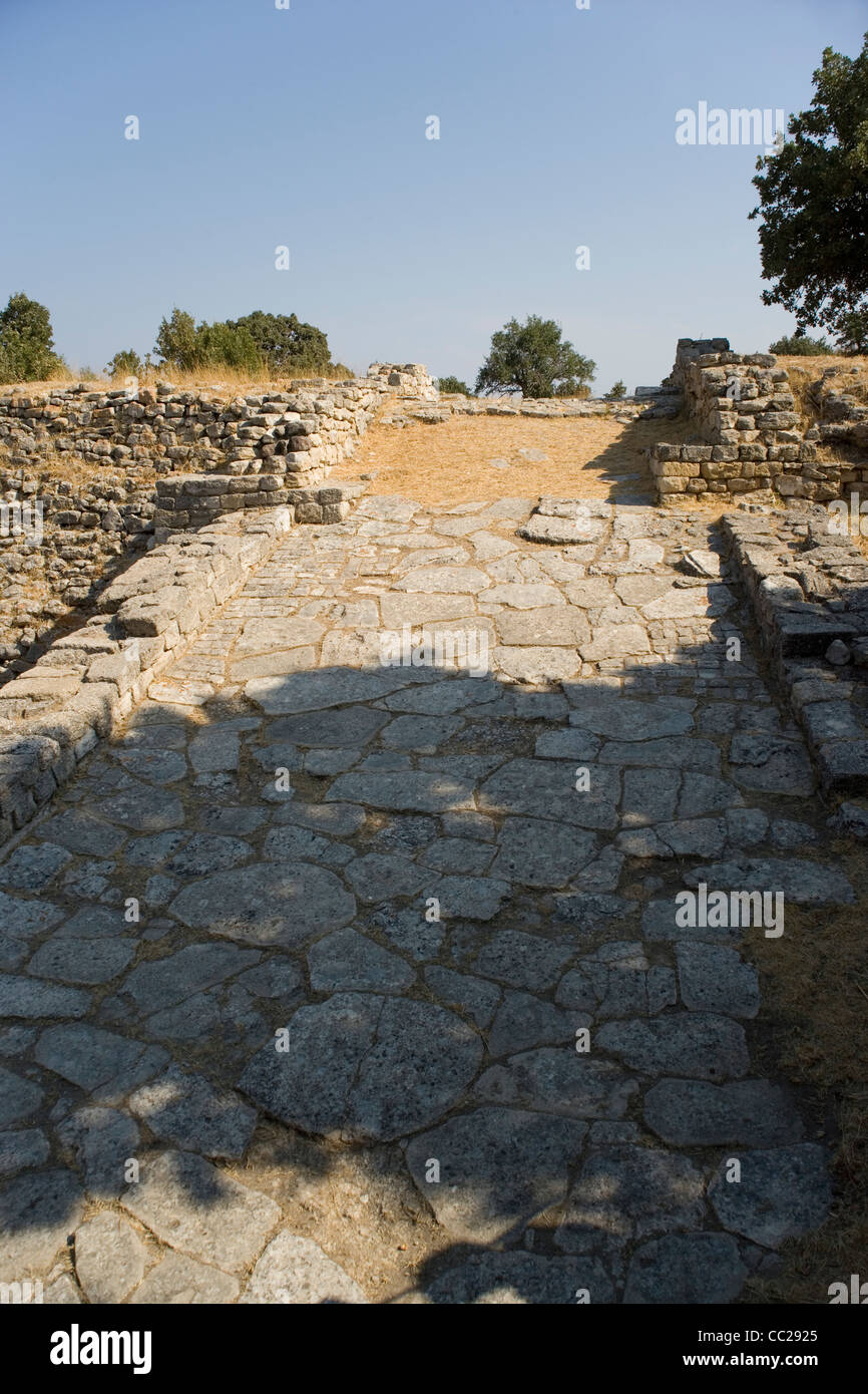 Main entrance to the city of Troy, Turkey Stock Photo - Alamy
