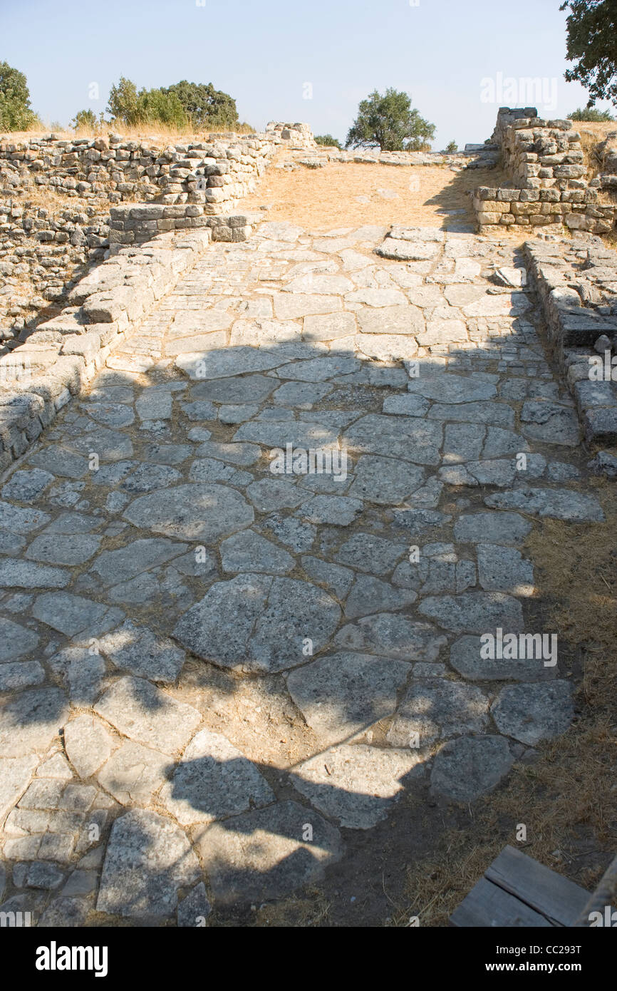 Main entrance to the city of Troy, Turkey Stock Photo - Alamy