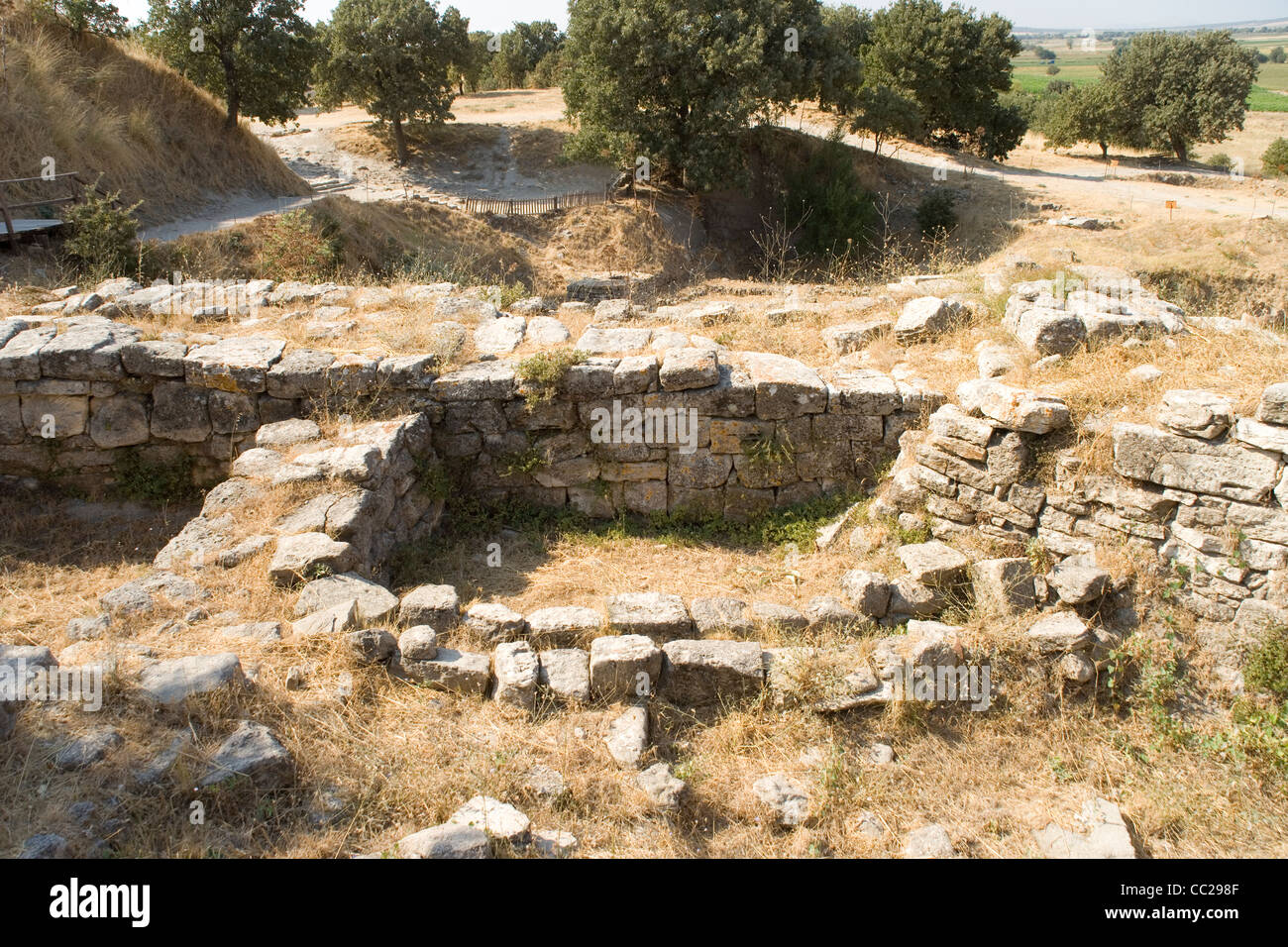 The archaeological site of Troy, Turkey Stock Photo - Alamy