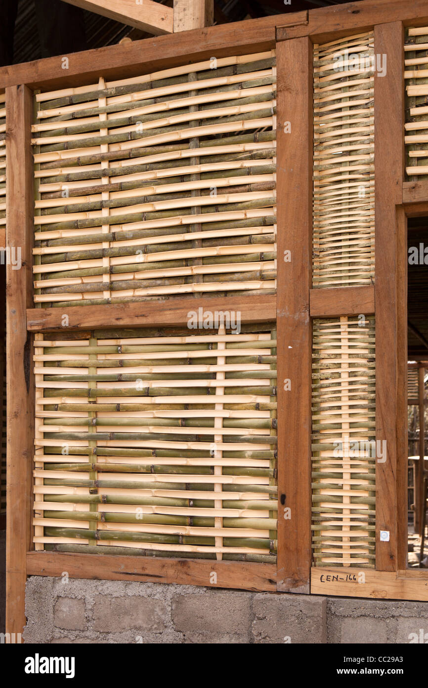 India, Arunachal Pradesh, Ziro town, house building, construction of ...