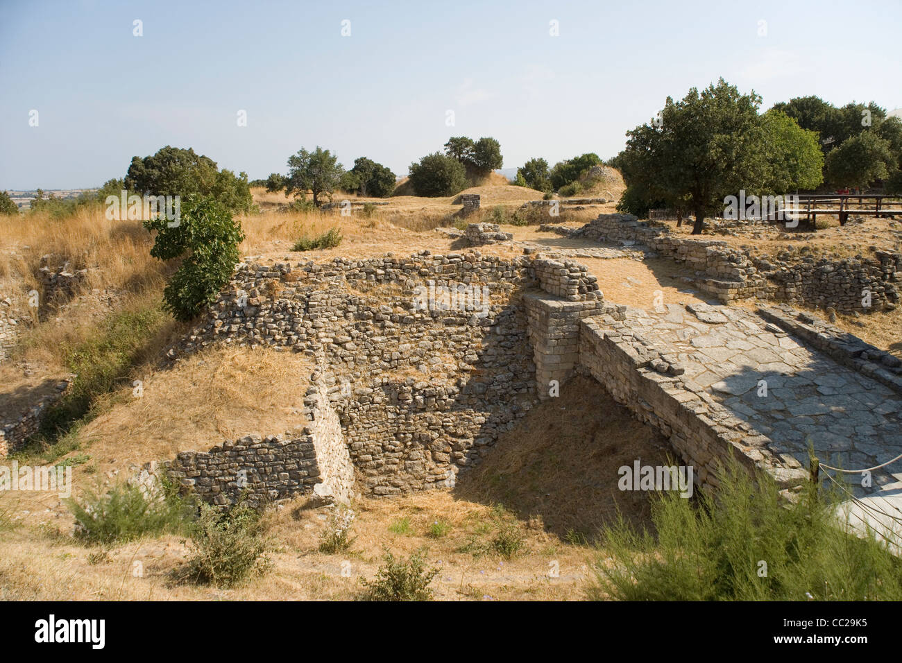 The archaeological site of Troy, Turkey Stock Photo - Alamy