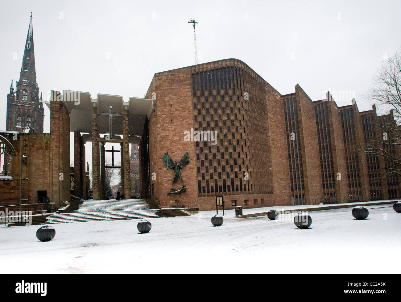 St Michaels, Coventry New Cathedral, designed by architect Sir Basil ...