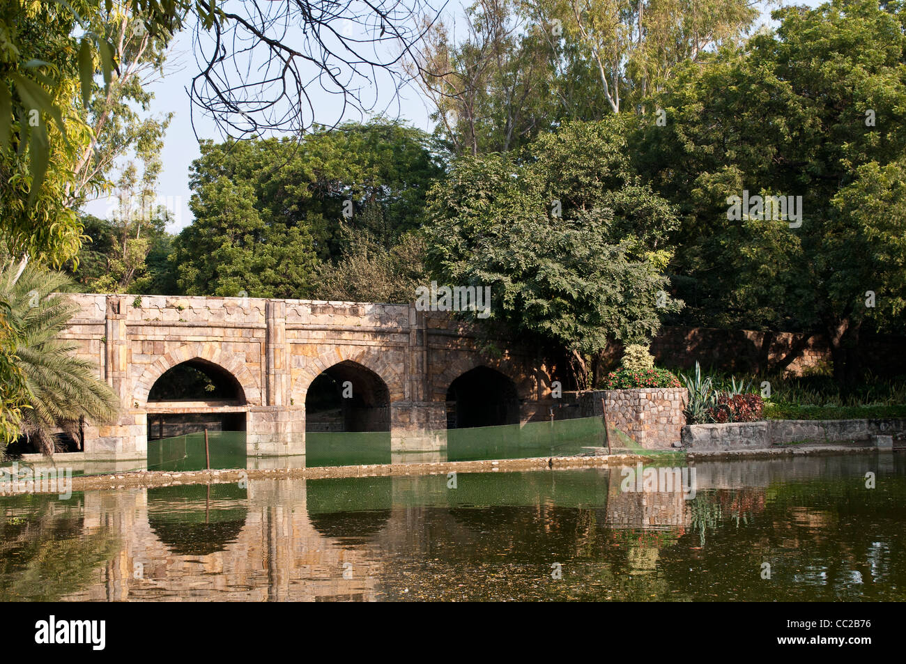 Athpula bridge, Lodi Gardens, New Delhi, India Stock Photo - Alamy