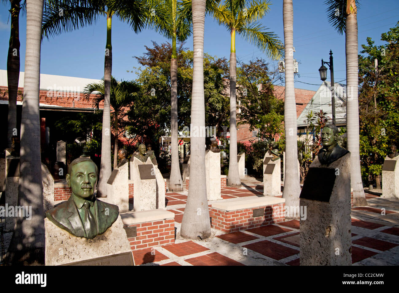 Key west historic memorial sculpture garden hi-res stock photography ...