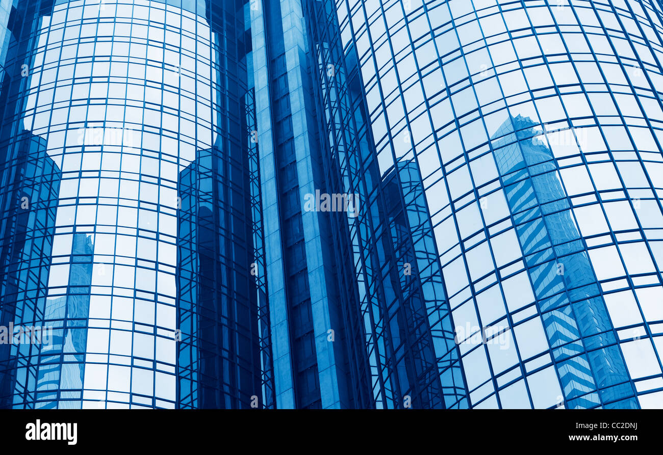 Tall Modern Office Buildings Stock Photo - Alamy