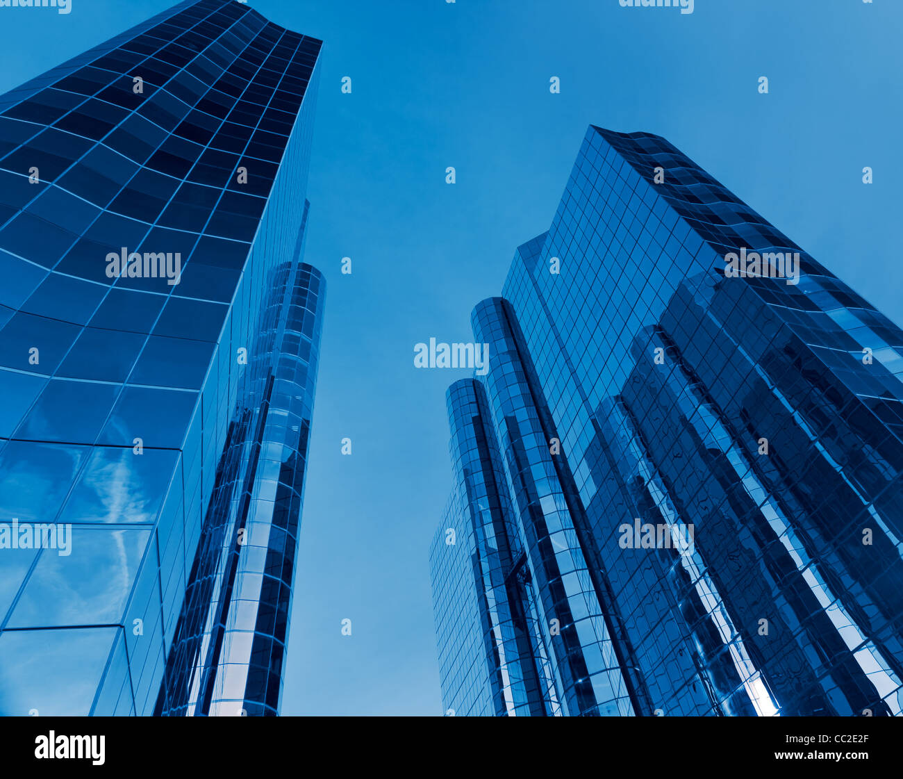 Tall Modern Office Buildings Stock Photo - Alamy