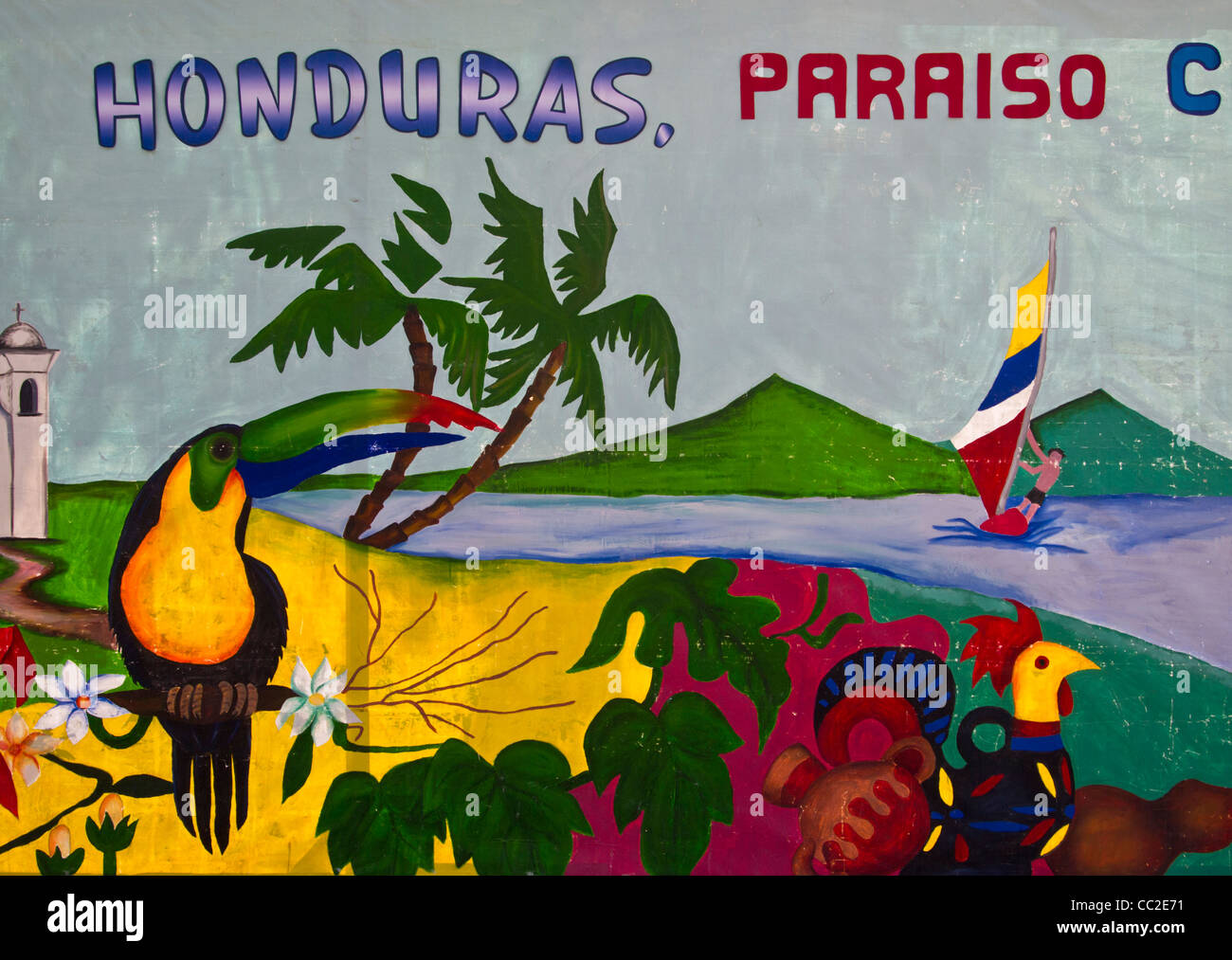 Honduras art painting hi-res stock photography and images - Alamy