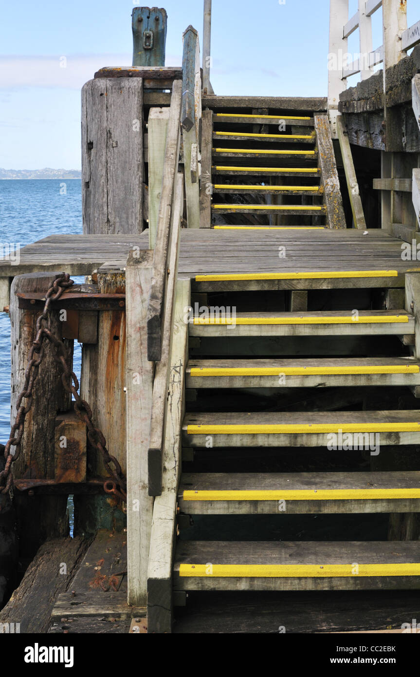 Petone Wharf in Wellington Harbour, New Zealand Stock Photo - Alamy
