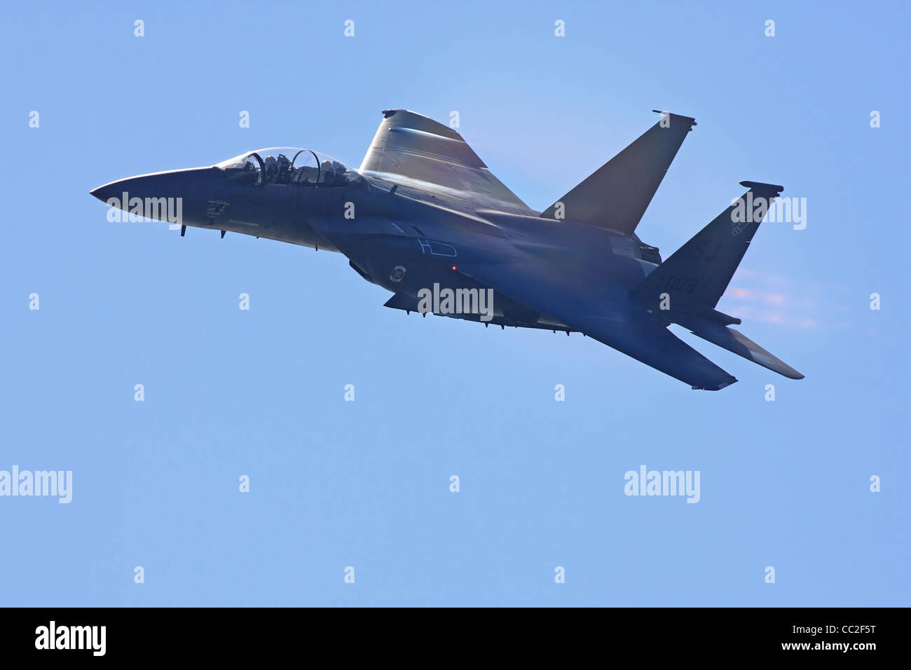 U.S. Air Force F-15 Eagle in flight Stock Photo - Alamy