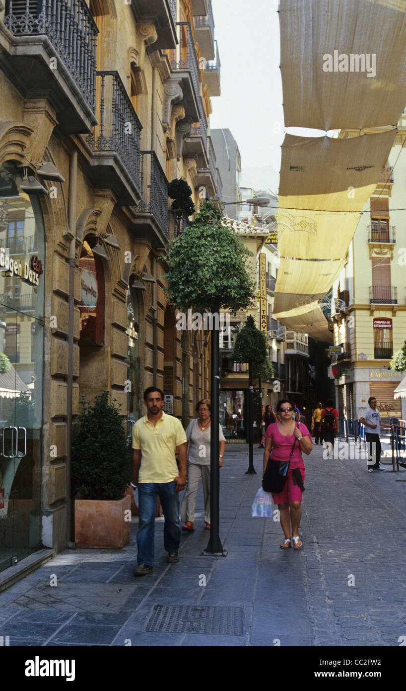 Street in Granada, Spain Stock Photo - Alamy