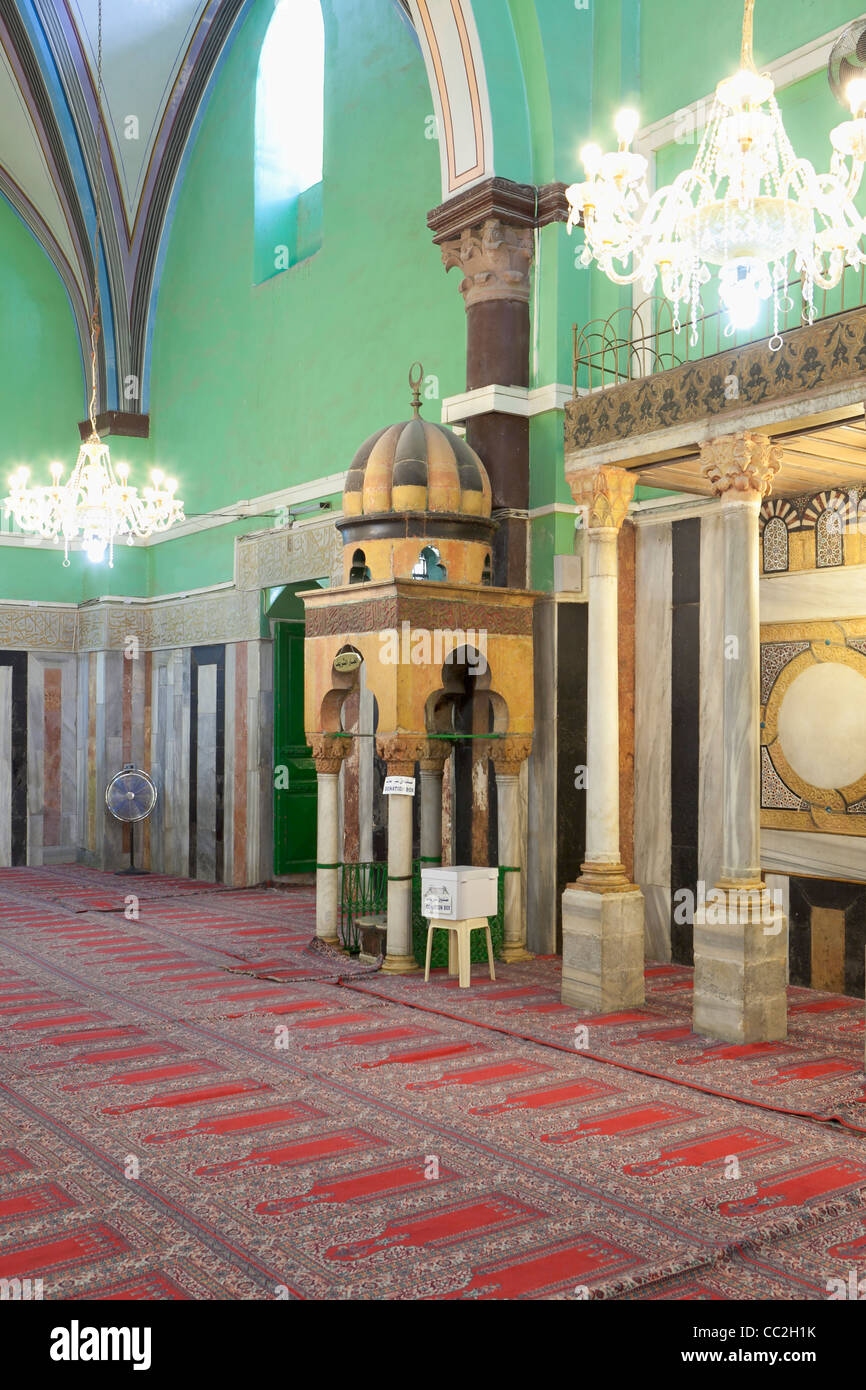 The Ibrahim Mosque or Cave of Machpela in Hebron, Palestine Stock Photo ...