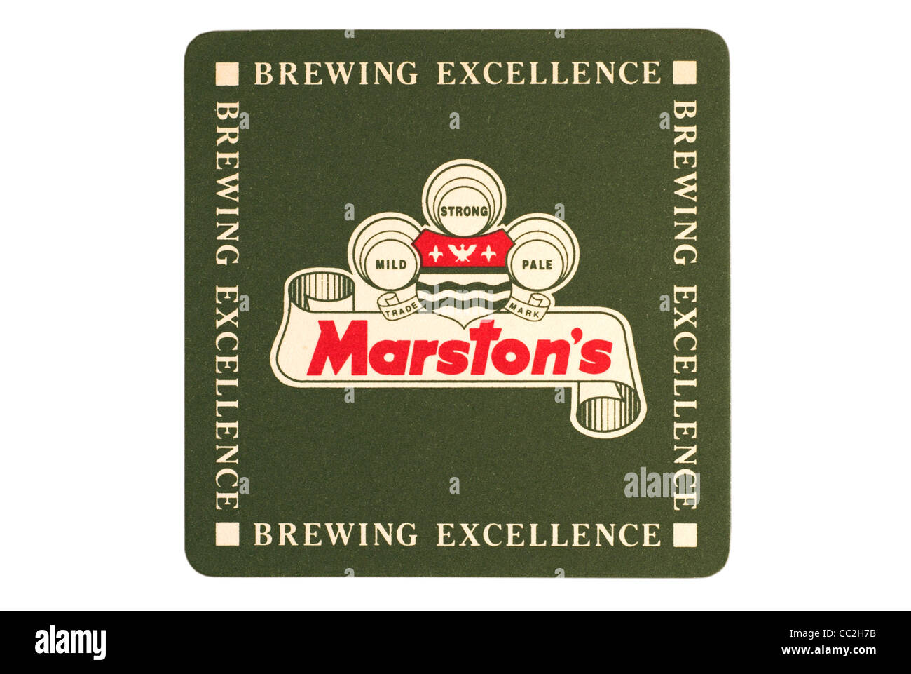 Beer mat drip mat marstons hi-res stock photography and images - Alamy