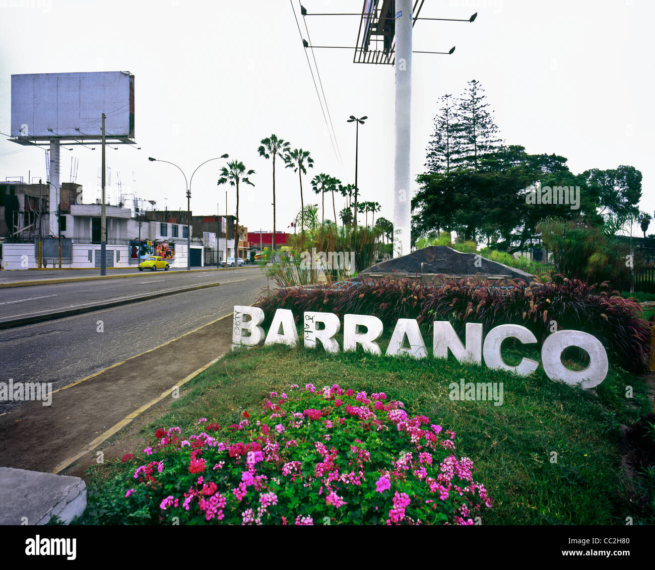 Barranco sign Lima Peru South America Stock Photo - Alamy
