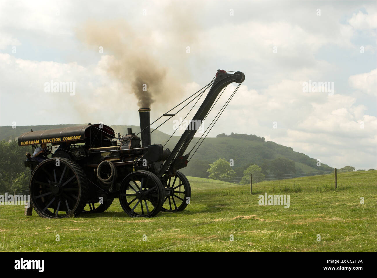 A Fowler 8nhp B5 Road Locomotive Crane Engine, built 1901 and pictured ...