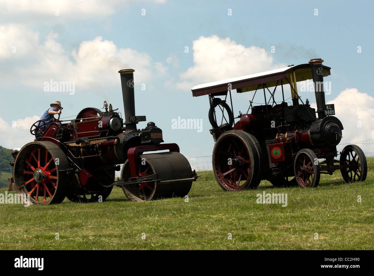 A Fowler 10 ton DNA Type Roller built 1929 & a Tasker B2 Convertible ...