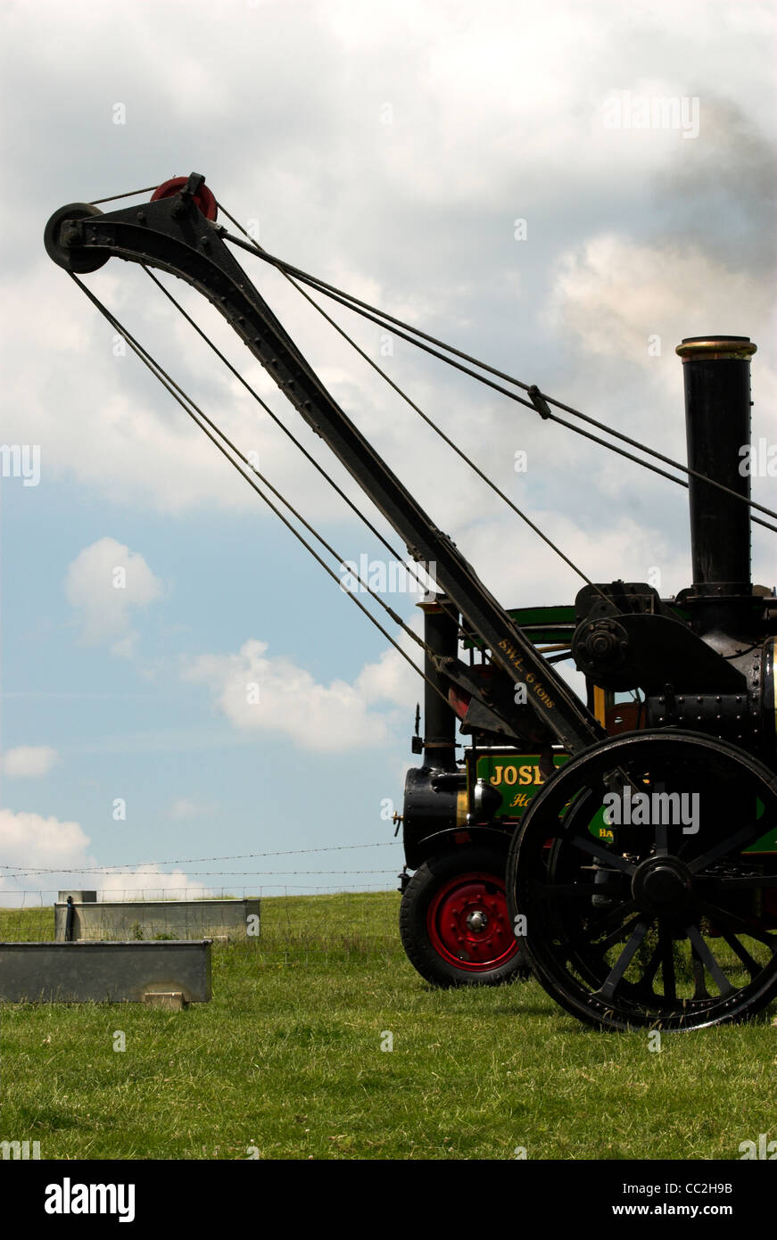 A Fowler 8nhp B5 Road Locomotive Crane Engine R/n SG4713, built 1901 ...