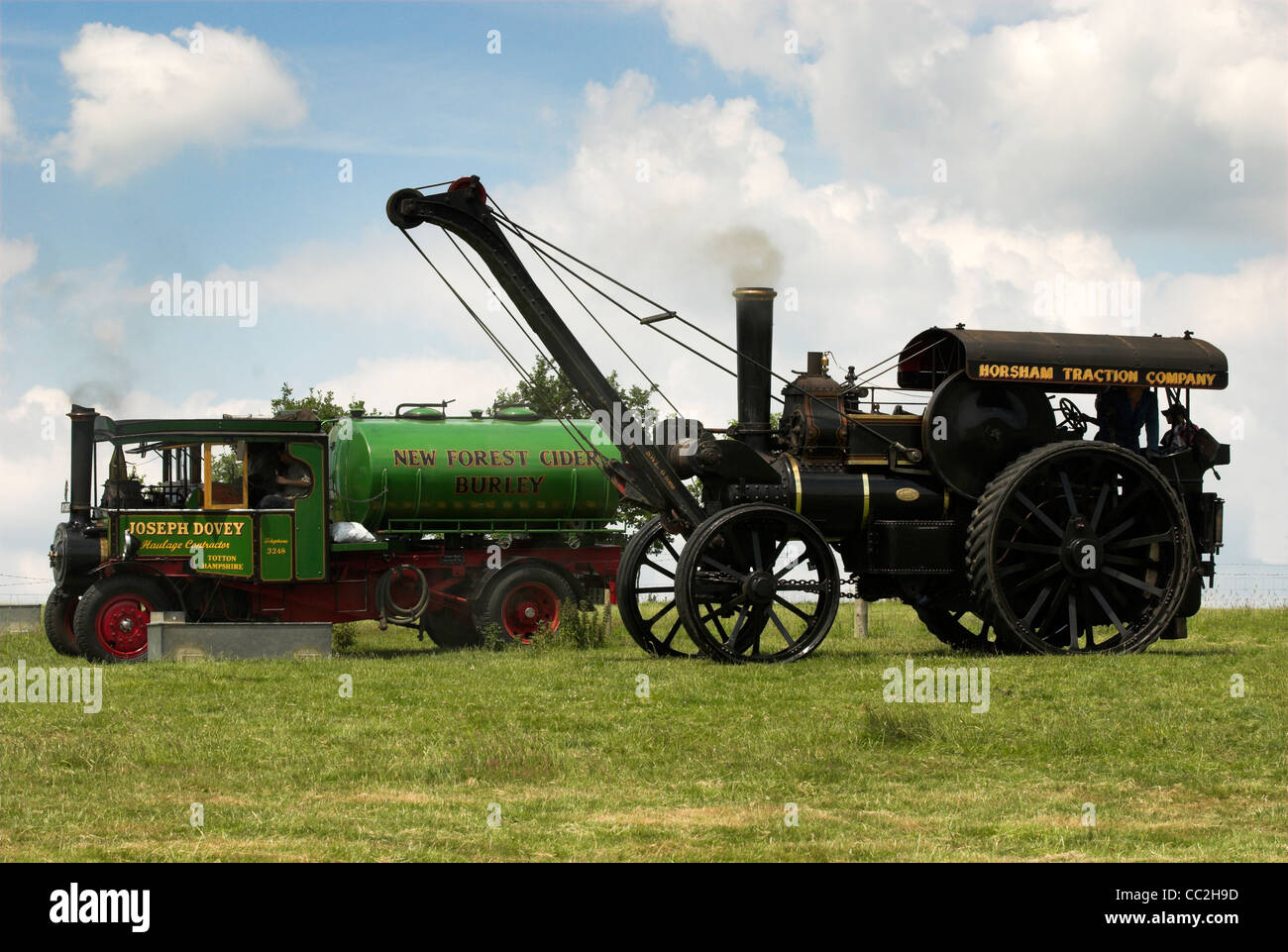 A Fowler 8nhp B5 Road Locomotive Crane Engine R/n SG4713, built 1901 ...