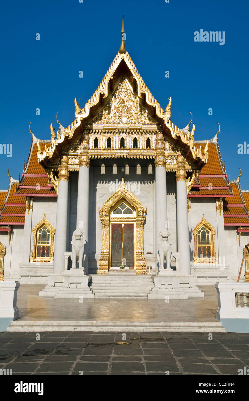 The Ubosot (Ordination Hall) at Wat Benchamabophit, also known as the ...