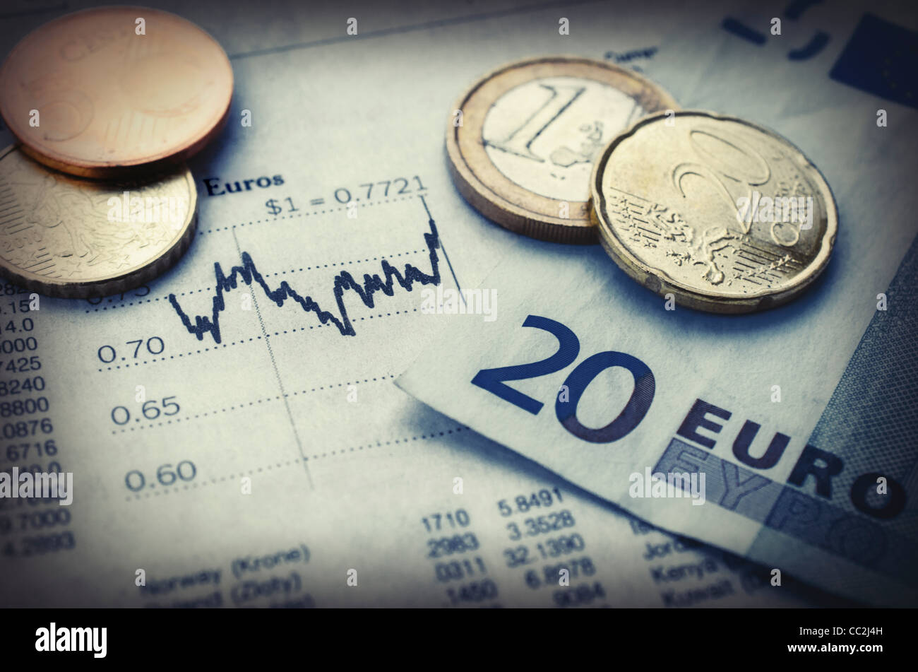 Currency finance financial euros hi-res stock photography and images ...