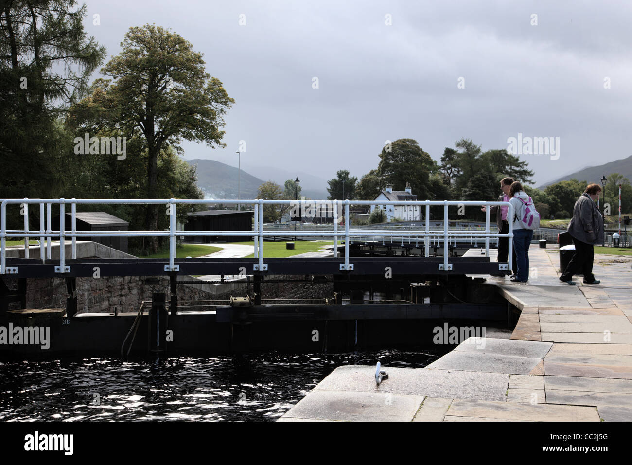 Neptune's Staircase on the Caledonian Canal Highland Region Scotland ...