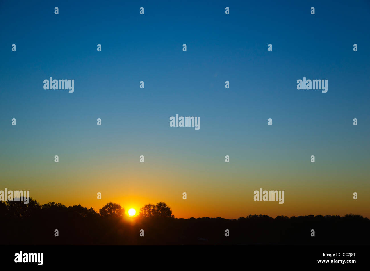 USA, Georgia, Sunset sky Stock Photo - Alamy