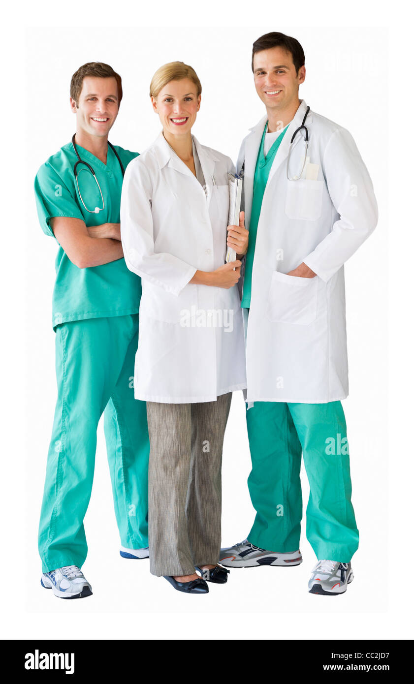 studio portrait of team of doctors Stock Photo - Alamy
