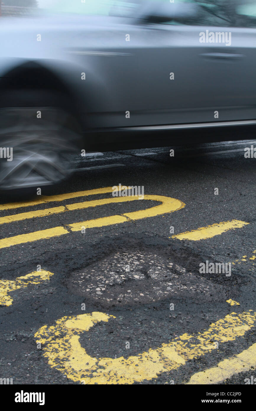 Pothole Car Stock Photos & Pothole Car Stock Images - Alamy
