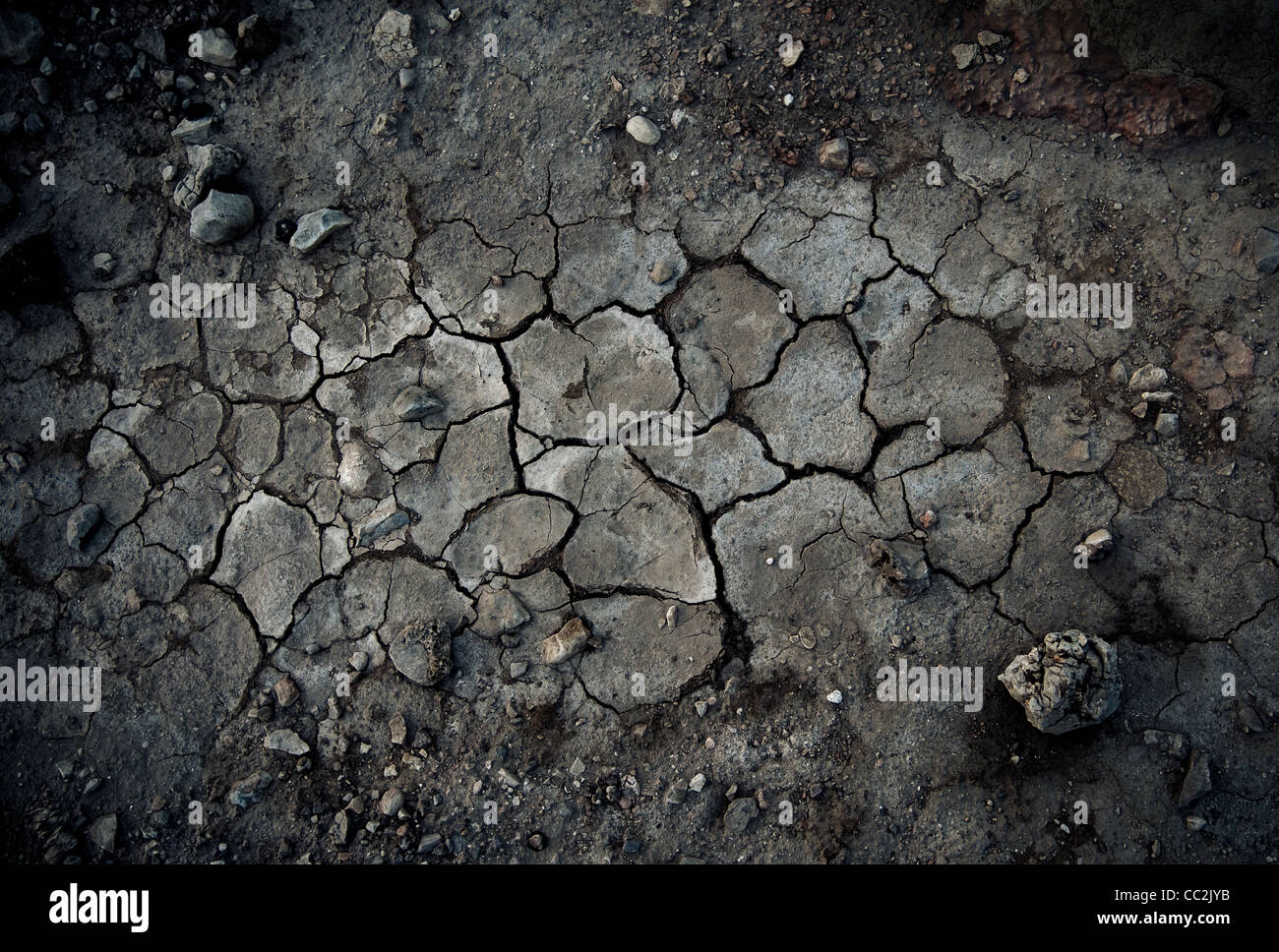 Dry ground cracks rocks hi-res stock photography and images - Alamy