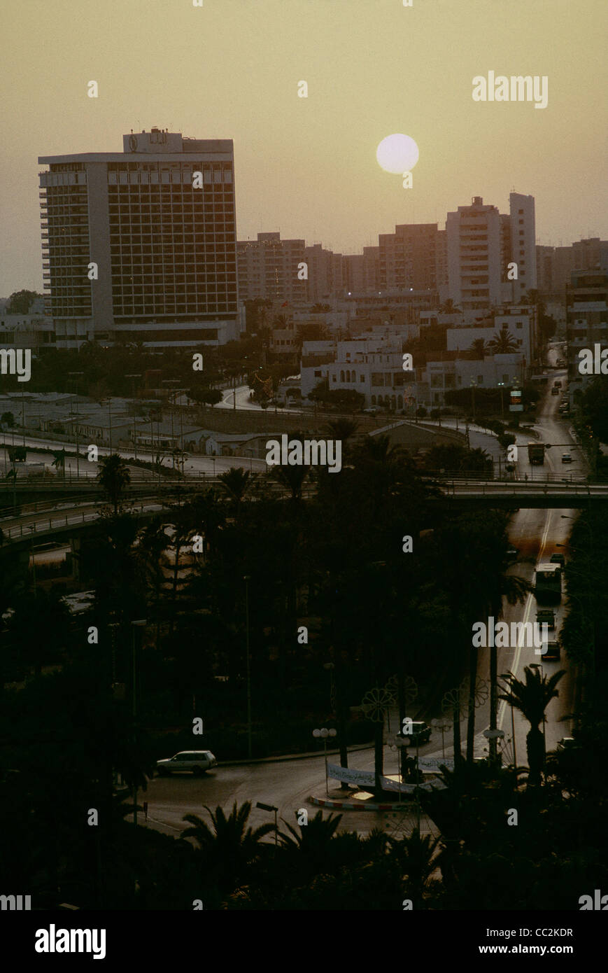 An aerial view and panorama of downtown Tripoli Stock Photo - Alamy