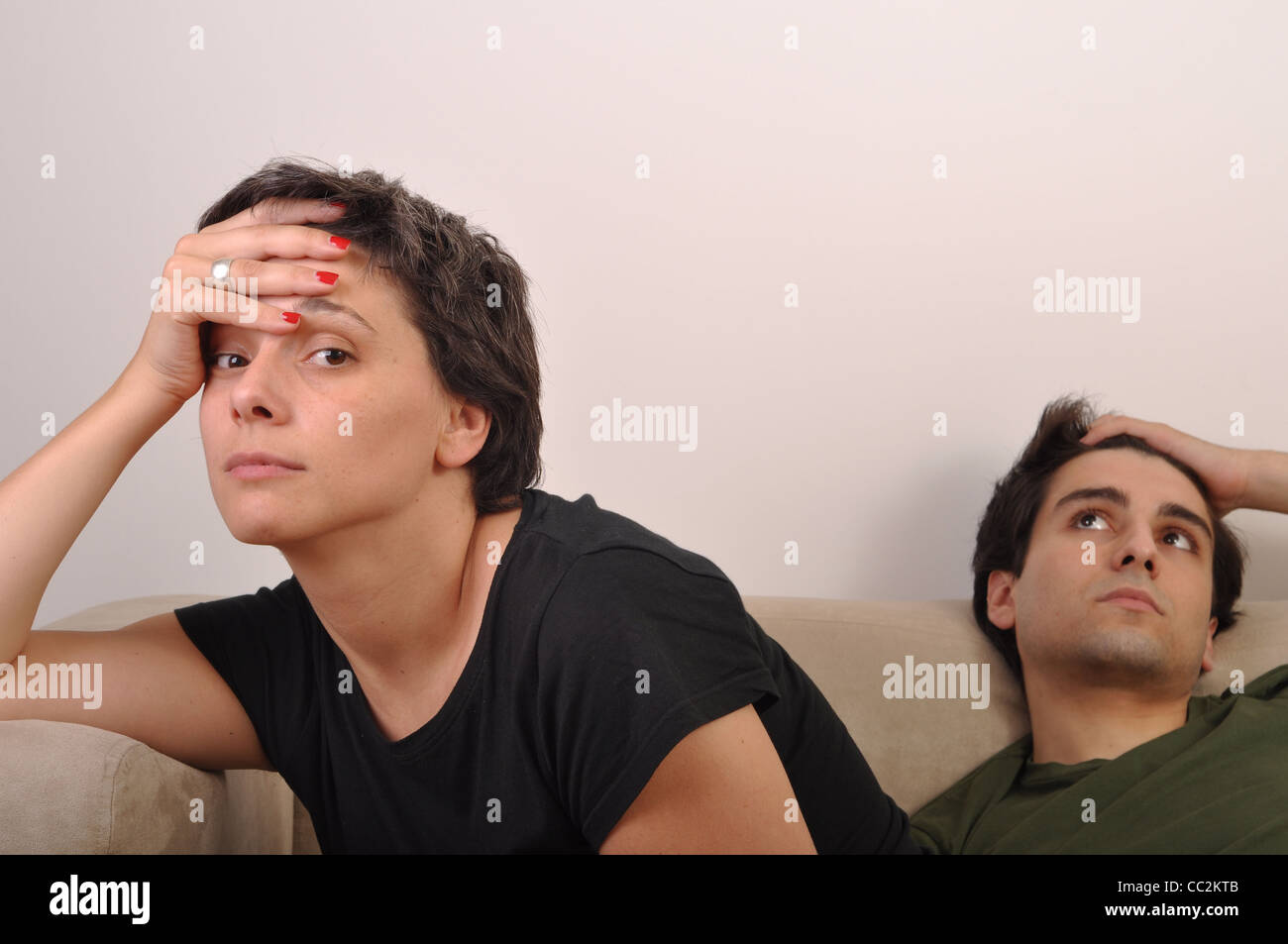 Sister and brother problems Stock Photo - Alamy