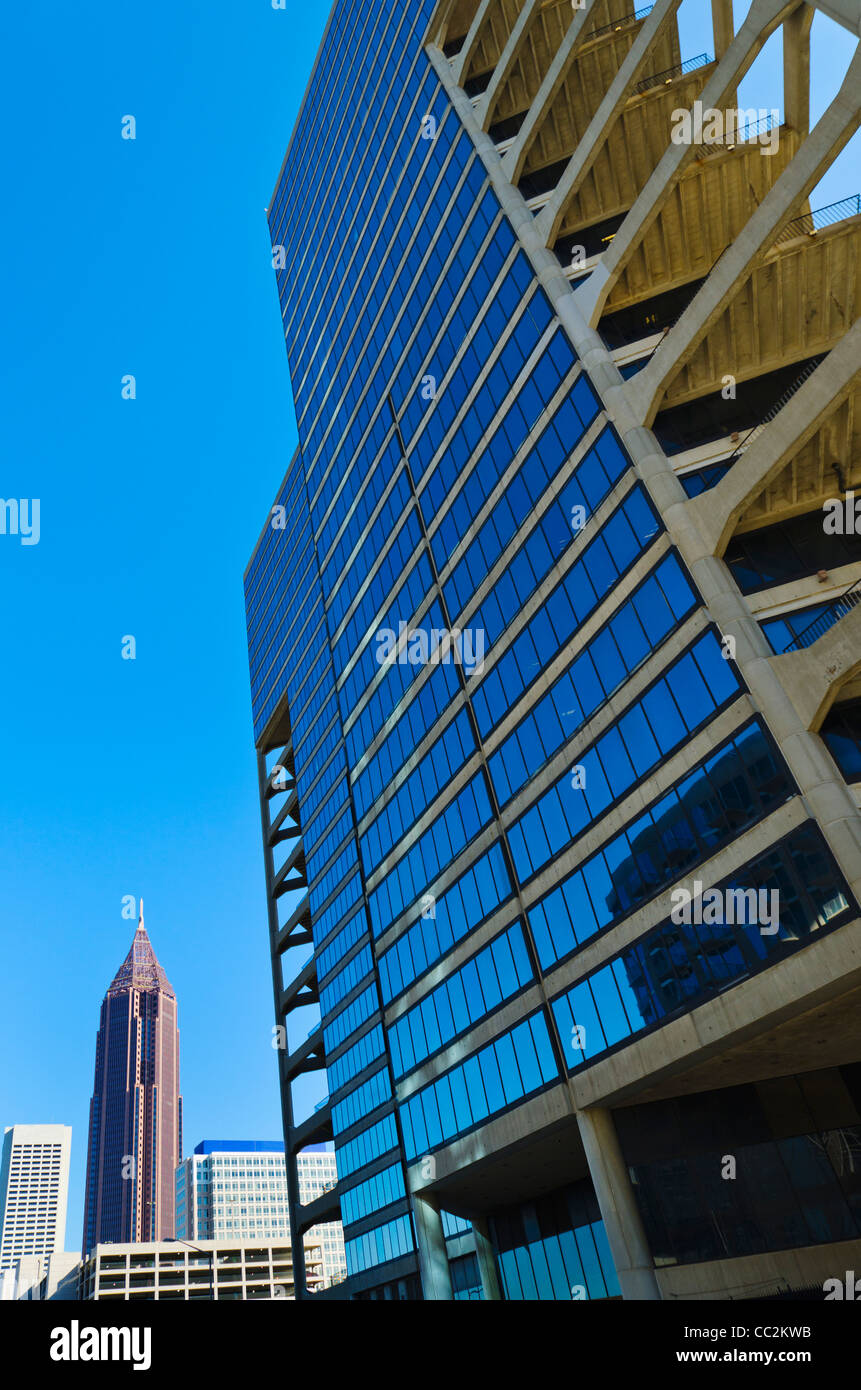 USA, Georgia, Atlanta, View of skyscrapers at downtown Stock Photo - Alamy