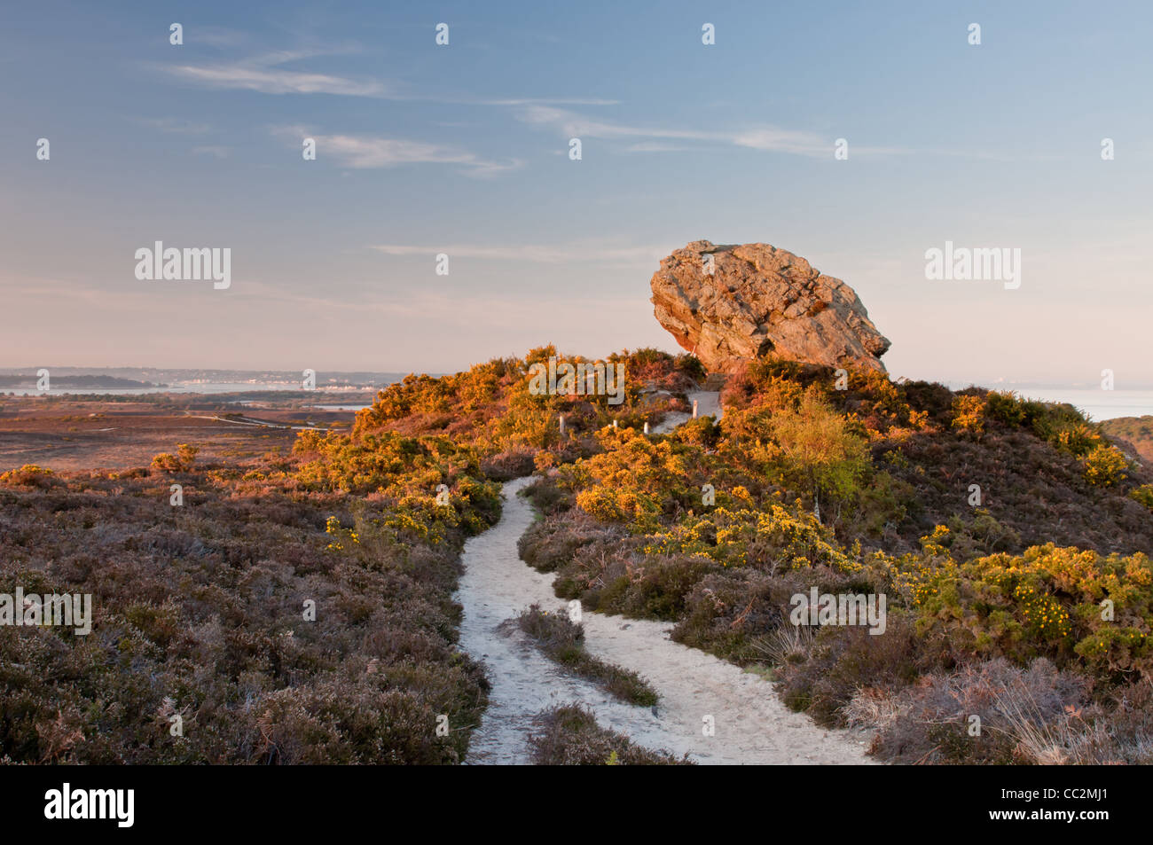 Agglestone Rock Studland Dorset Stock Photo - Alamy