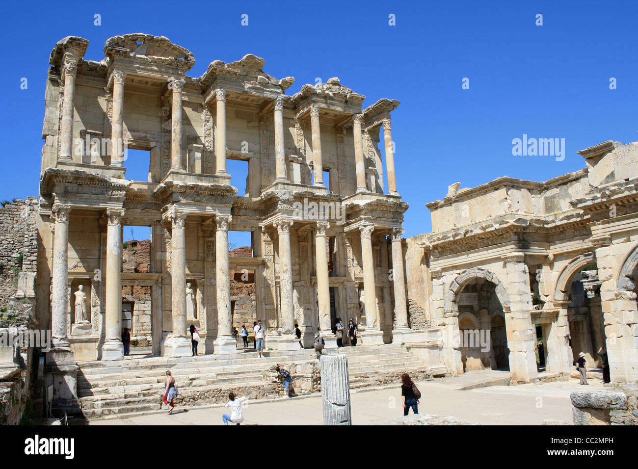 Library of Celsus, Ephesus, Turkey Stock Photo - Alamy
