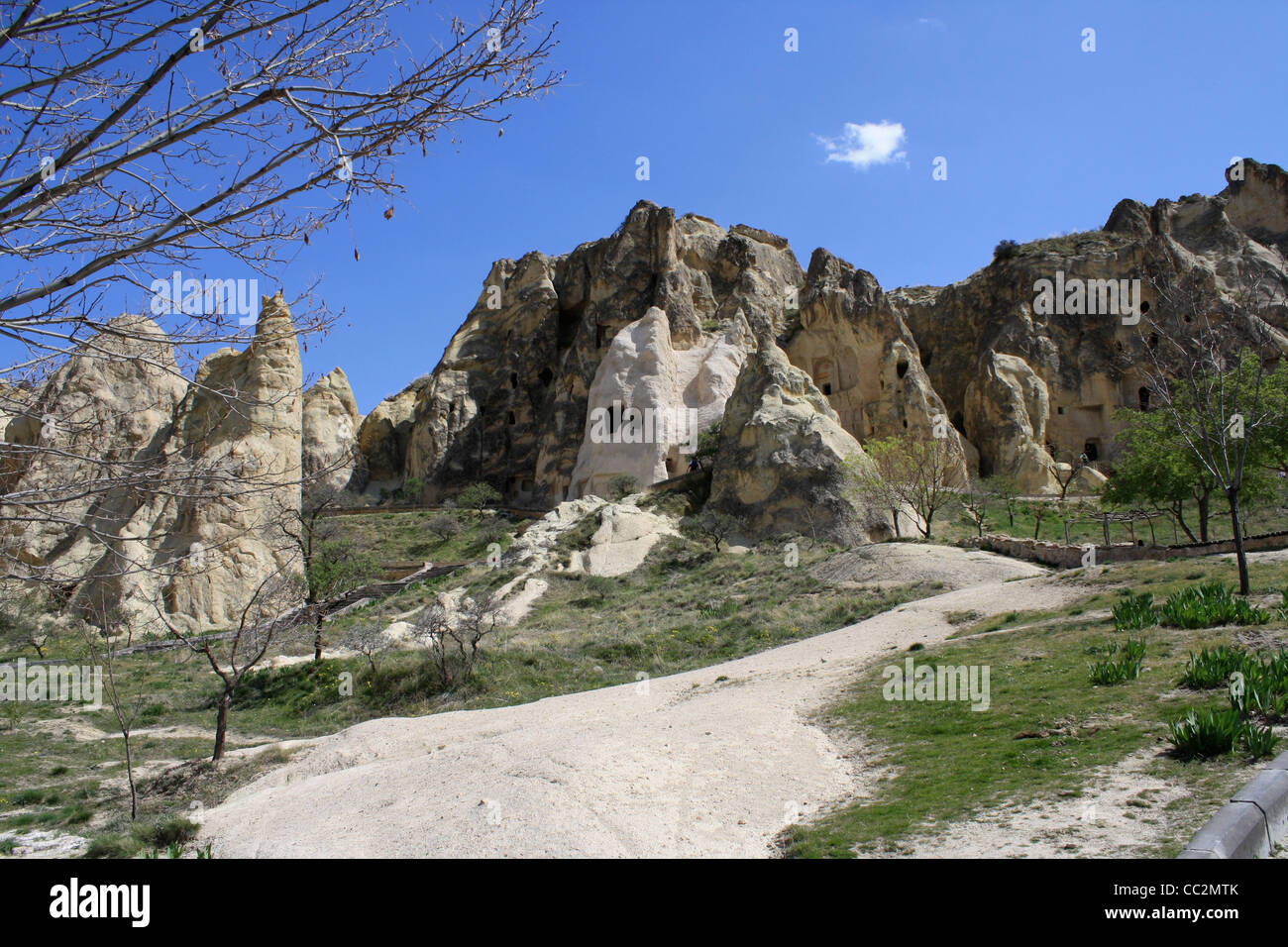 Rock Structures and Fairy Chimneys in Cappadocia, Turkey Stock Photo ...