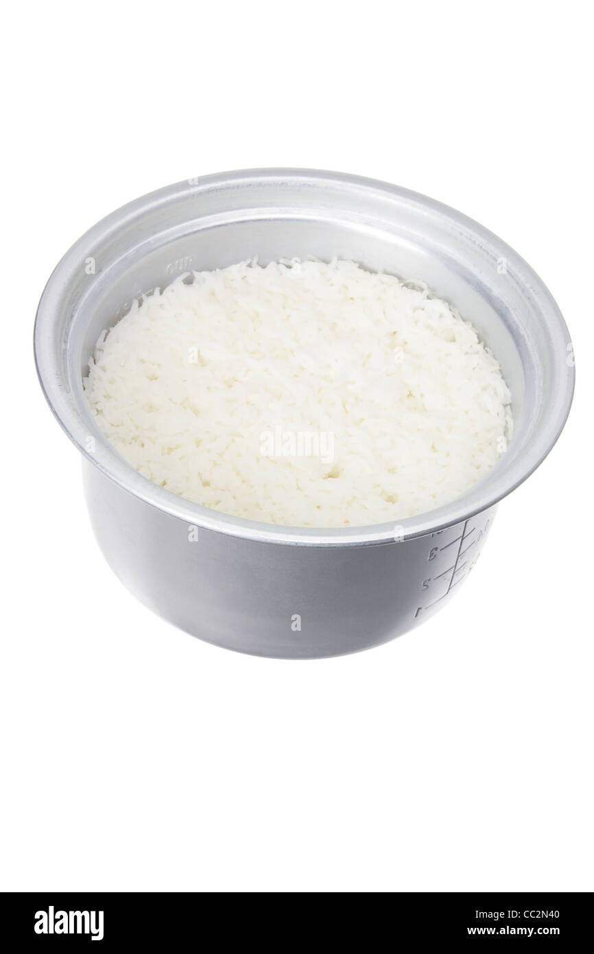 Pot of Cooked Rice Stock Photo - Alamy