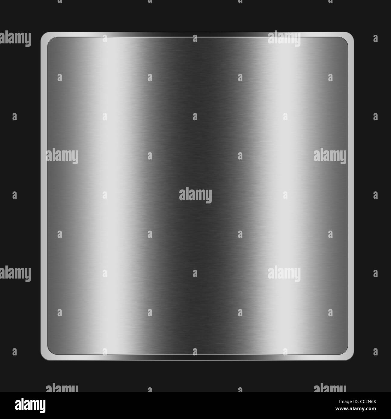 Chrome board. empty illustration, texture, background to insert text or ...