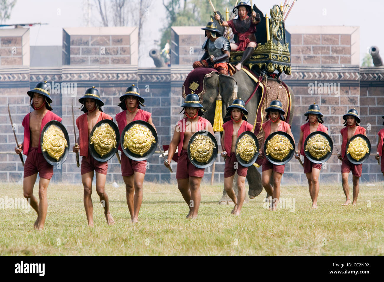 Battle of elephants hi-res stock photography and images - Alamy