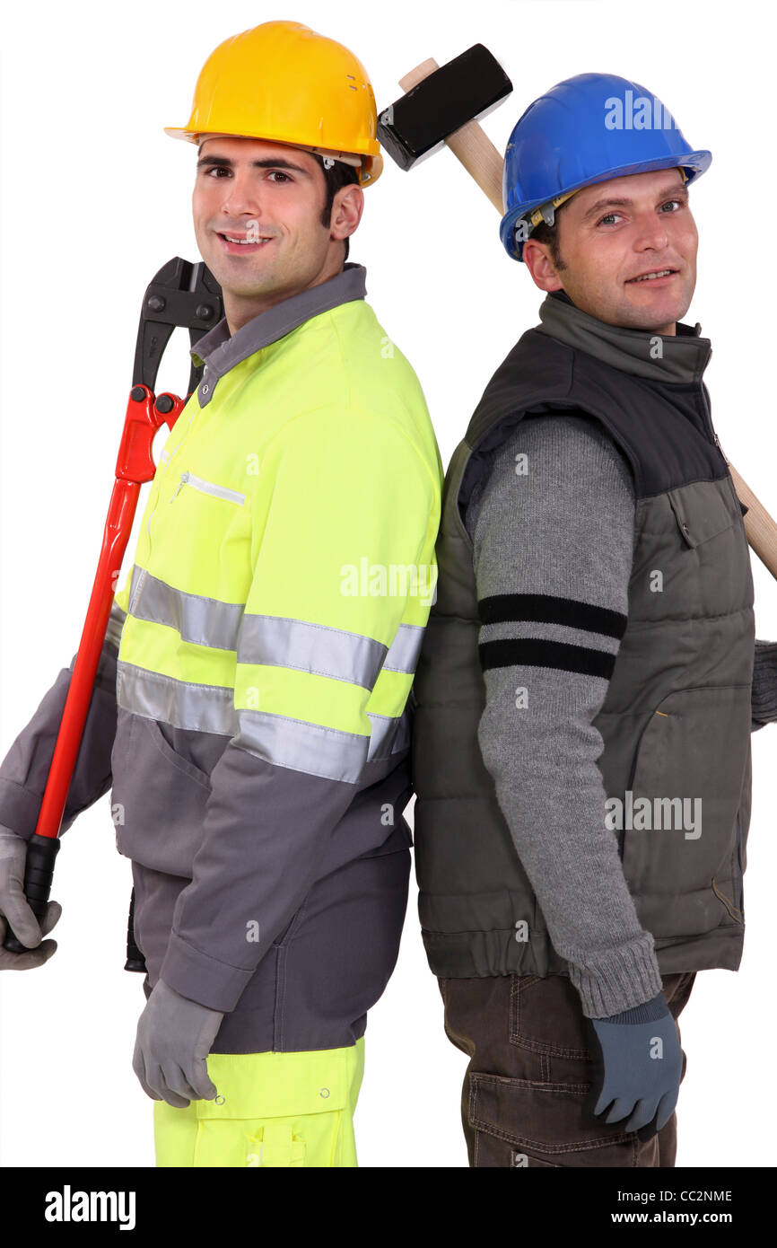 Construction engineer worker sledgehammer hi-res stock photography and ...