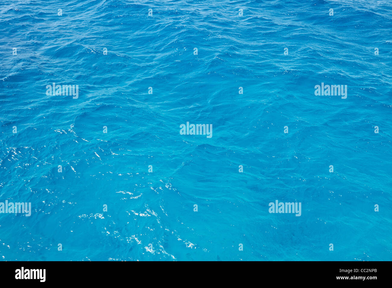 Blue sea rippled water as horizontal background Stock Photo - Alamy