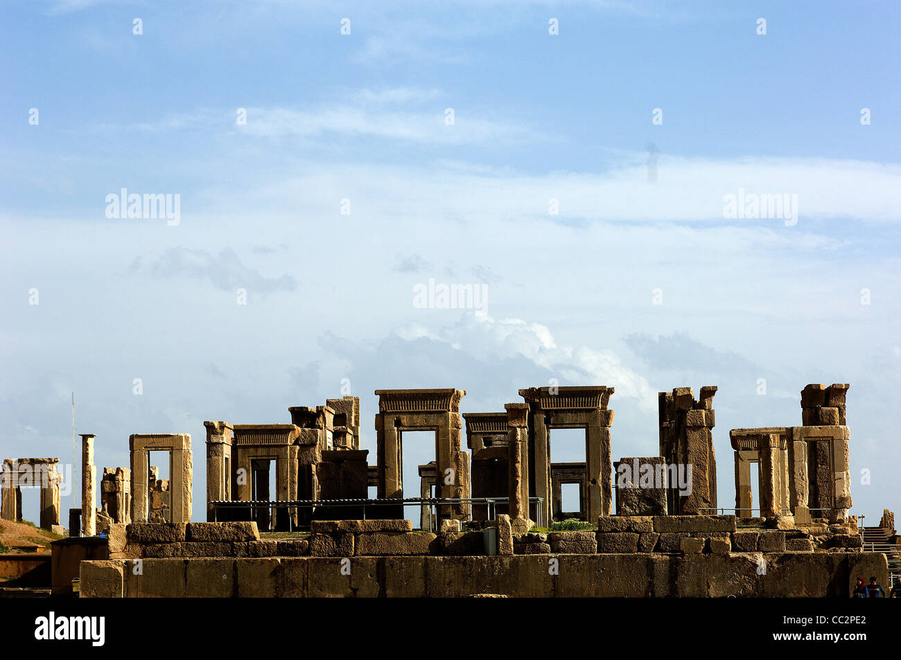 Enough of the ancient city of Persepolis still stands today to show the ...