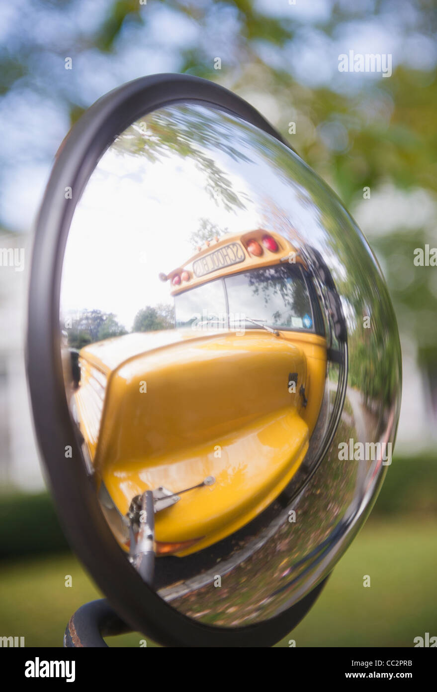 Rear view mirror bus hi-res stock photography and images - Alamy