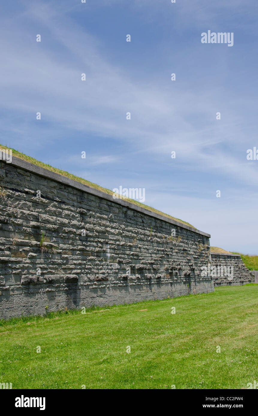 New York State, Oswego. Fort Ontario State Historic Park Stock Photo ...