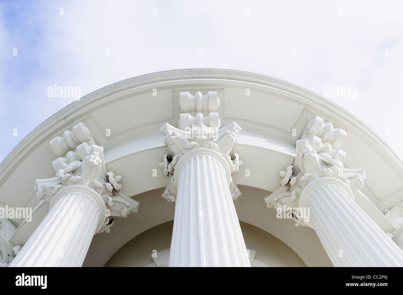 USA, Washington DC, Capitol Building, Low angle view of columns Stock ...