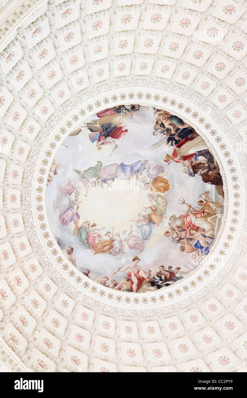 Washington dc capitol dome ceiling hi-res stock photography and images ...